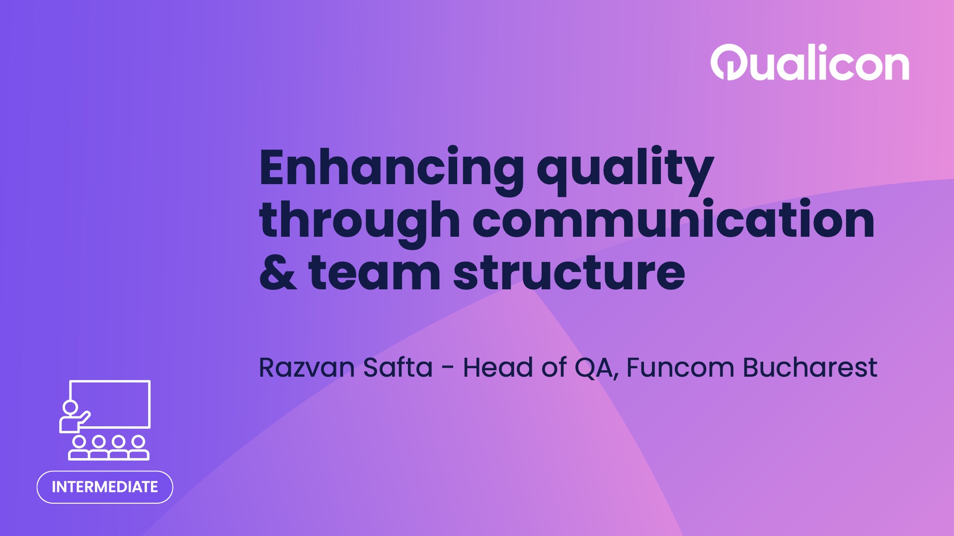 Enhancing quality through communication & team structure - Game Quality Membership