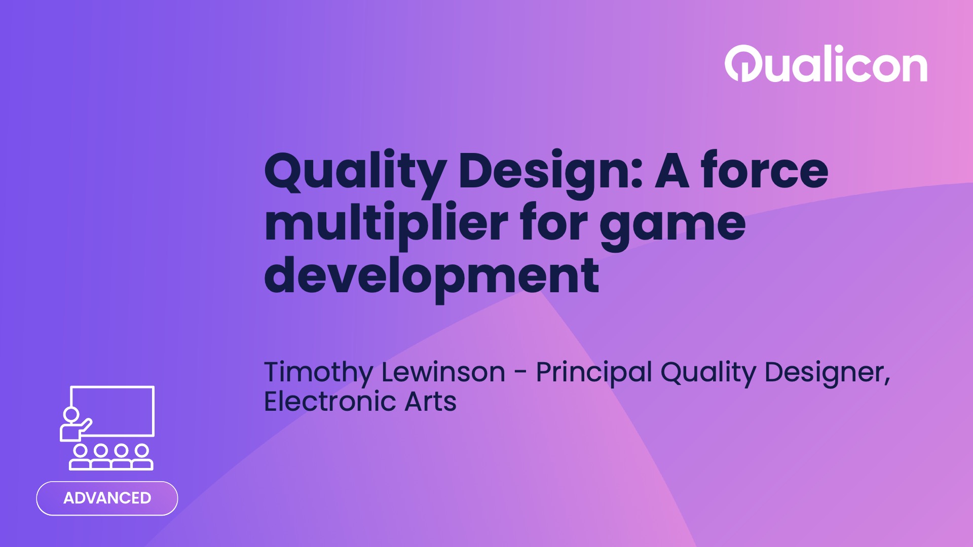 Quality Design: A force multiplier for game development - Game Quality Membership